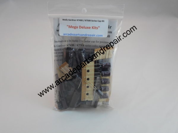 Wells Gardner K7400/K7500 Series Monitor Cap Kit 105C-Arcade Parts and ...
