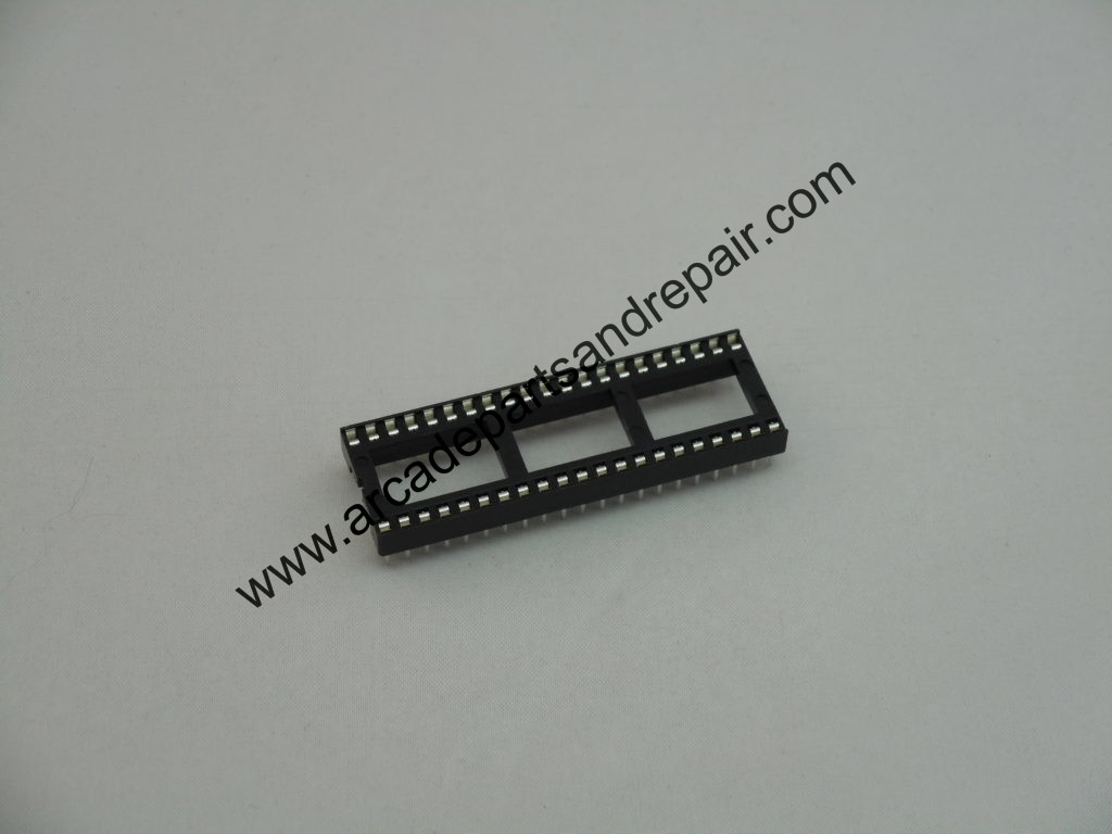 42 Pin Dual Wipe .6″ (2.54mm) Socket - Arcade Parts and Repair